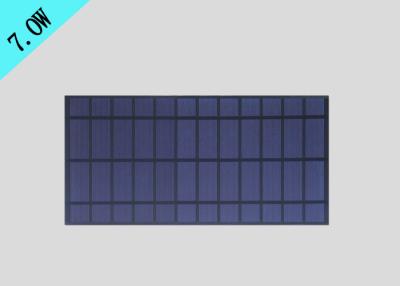 China Customized 7W Small Monocrystalline Solar Panels PET Surface For Sensor LED Lighting for sale