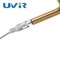 China 230V 910W Gold Infrared Heating Element Quartz Tube 10mm 3D U Shape for sale