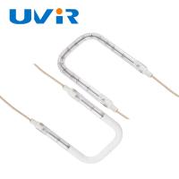 China UVIR U-Shaped White Halogen Infrared Heating Lamp 10mm for sale
