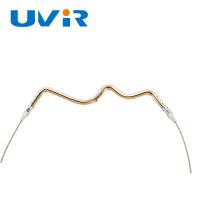 China UVIR Gold Quartz Infrared Heating Tube 1800-2200°C for sale
