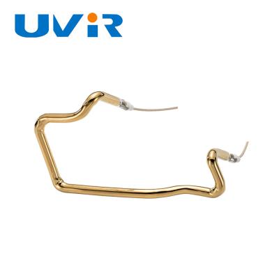 China Gold Coated Quartz Infrared Heating Tube 150-6000W for sale