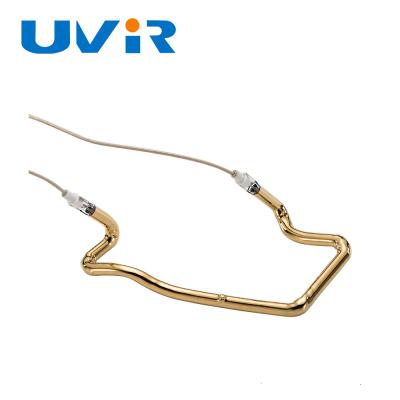 China Gold Plated Infrared Heating Tube for Plastic Welding 150-6000W for sale