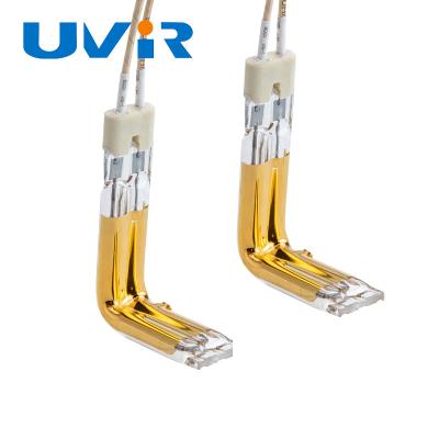 China Gold Coated Halogen Quartz Infrared Heating Lamp 1380W 230V for sale
