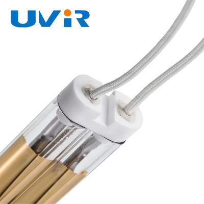 China Medium Wave Double Tube Infrared Heating Lamp 3000W 380V for sale