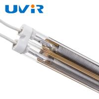 China 6000W Medium Wave Infrared Lamp 500V Quartz Heating Tube for sale