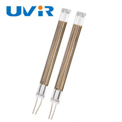 China 2000W Gold Plated Medium Wave Infrared Heating Lamp 380V for sale