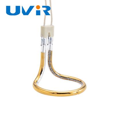 China UVIR Gold Ring Infrared Heating Lamp 100-7600W for Plastic Welding for sale