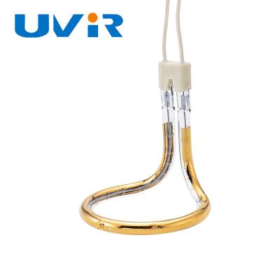 China Shortwave Gold Ring Infrared Heating Lamp 100-7600W for sale