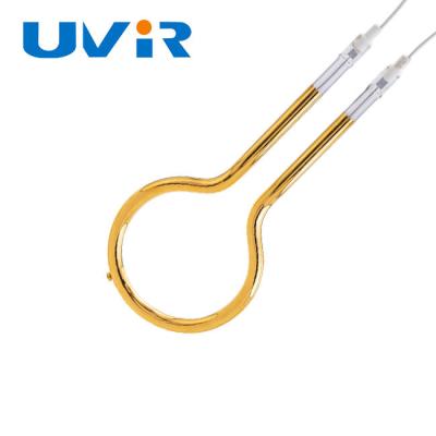 China 100-7600W Gold Reflector Quartz Ring Infrared Heater Lamp for sale