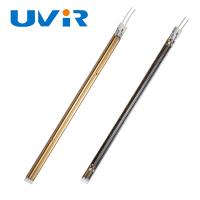 China 3500W Gold Coated Twin Tube Carbon Fiber IR Heating Lamp for sale
