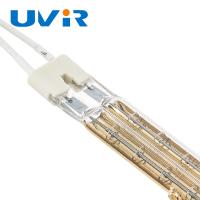 China Gold Coated Twin Tube Short Wave Infrared Lamp 3500W for sale
