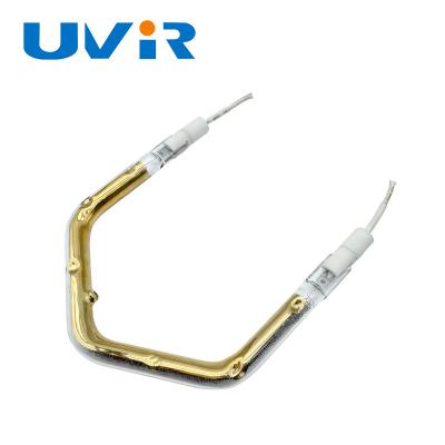 China Versatile 150-6000W Infrared Heating Element Tube with 45-480V Voltage and Gold Reflector for Industrial Processes for sale