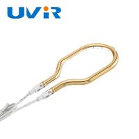 China UVIR Gold Coated Ring Quartz Infrared Lamps 200-6000W for sale