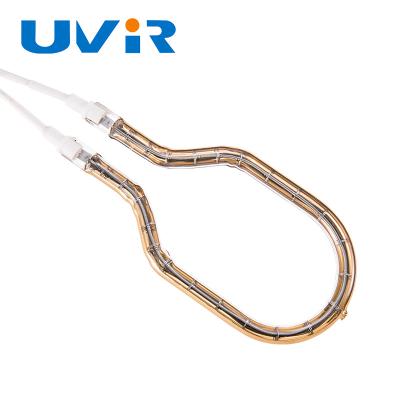 China 55-575V Gold Reflector Ring Infrared Lamps 100-6000W for sale