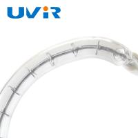 China UVIR Quartz Ring Infrared Lamp 39-606mm 55-575V White Reflector for sale