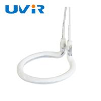 China UVIR Quartz Ring Infrared Lamp 39-606mm 55-575V White Reflector for sale