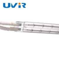 China 200-6000W White Coating Twin Tube Infrared Lamps for Industrial Heating for sale