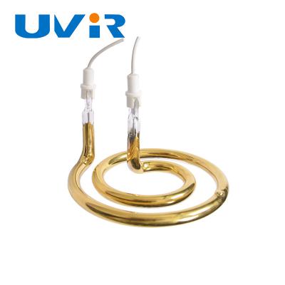 China Gold-Plated Infrared Heating Element Tube 45-480V 150-6000W for sale