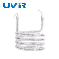 China 3D Clear Quartz Halogen Infrared Heating Tube 150-6000W for sale