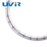 China Clear Quartz Infrared Heating Tube for Plastic Welding 1800-2200°C for sale