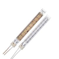China Gold Coated 1200W Twin Tube Halogen Infrared Heating Lamp for sale