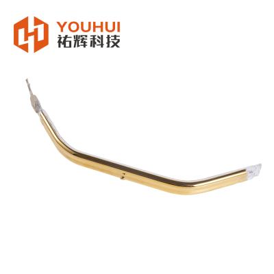 China Gold Coated Short Wave Infrared Heating Element Tube 150-6000W for sale