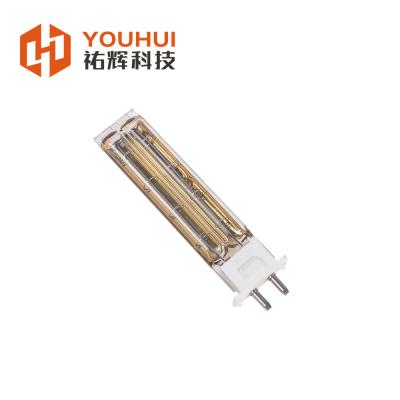 China 420W 120V Twin Tube Infrared Lamp with Gold Coating for 3D Printing for sale