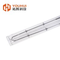 China Clear Quartz Twin Tube Infrared Lamp 200-6000W 55-575V TC01 Base for sale