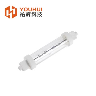 China TOSHIBA Jacketed Low Pressure 500W Single Tube Quartz Infrared Lamp with 1-2μm Wavelength and 50-1500mm Heating Length for sale