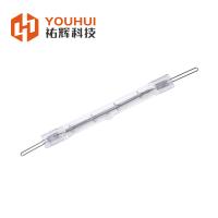 China Clear Quartz Short Wave Infrared Heater Tube with 1100-2600°C Filament Temperature and 2500W Power for Industrial Heating for sale