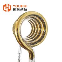 China Gold Coating Ring Infrared Lamp with 100-7600W Power and 8-14mm Quartz Tube for Efficient Heating for sale