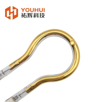 China 55-575V 8-14mm Tube Diameter Ring Infrared Lamps with 1-Year Warranty Short Wave Heat Lamp Tube for sale