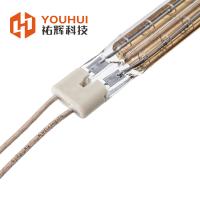 China 45-480V 150-6000W Ceramic Cap Infrared Heating Element Tube with Gold Coating for sale