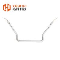China Customizable 3D Shape Single Tube White Reflector Infrared Heating Element Tube with 150-6000W Power for sale
