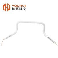 China Customizable 3D Shape Single Tube White Reflector Infrared Heating Element Tube with 150-6000W Power for sale