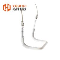 China Customizable 3D Shape Single Tube White Reflector Infrared Heating Element Tube with 150-6000W Power for sale