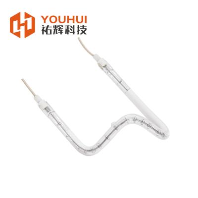 China White Plated Quartz Emitters Infrared Heating Element Tube with 150-6000W Power and 45-480V Voltage for sale