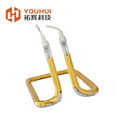 China Custom Quartz Infrared Heating Element Tube single halgen lamp for Industrial Heating for sale