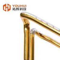 China 3D Contoured Gold Coating Quartz Glass Tube Infrared Heating Element Lamp with 5000-20000h Lifespan for sale