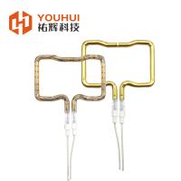 China 150-6000W Gold Coated Infrared Heating Element Tube with 5000 Hours Lifespan for sale