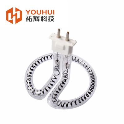 China Single Tube Carbon Fiber Infrared Heater Lamp with TC04 Base, 50-1500mm Heating Length, and Customizable OEM/ODM Options for sale