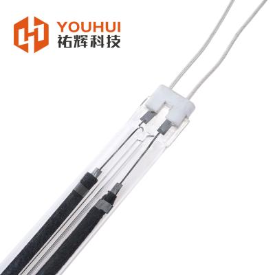China Twin Tube Carbon Fiber IR Heating Lamp with 10,000 Hours Warranty for Water-Based Paint Drying (200-4000W) for sale