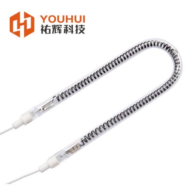 China Customizable Voltage Carbon Fiber Infrared Heating Lamp with Quick Controllable Heat and Universal Burning Position for sale