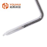 China Carbon Z-type double tube medium wave infrared heating tube with 5000 hours lifespan quartz tube material and custom voltage wattage for sale
