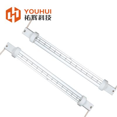 China Industrial Short Wave Infrared Halogen Heater with 5000h Lifetime, 1100-2600°C Filament Temperature, and 50-1500mm Heating Length for sale