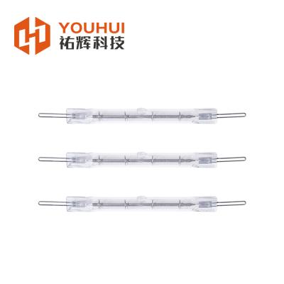 China Infrared Heating Halogen Tungsten Lamp with 5000h Lifetime U-shaped Molybdenum Rod and 1-2μm Wavelength for Industrial Curing for sale