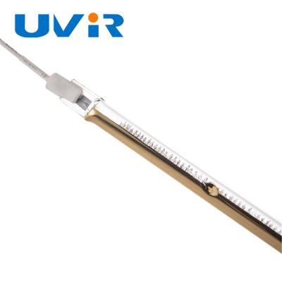 China R7S Gold Coated Quartz Infrared Lamp 600W 230V for Industrial Drying for sale