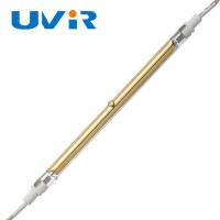 China 500W Short Wave Quartz Halogen Heat Lamp with Gold Reflector for sale
