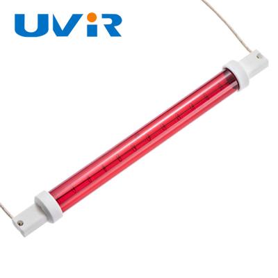 China Ruby Quartz Short Wave IR Heating Lamp SK15T Base for sale