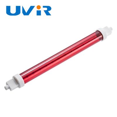 China Ruby Quartz Infrared Heating Lamp 1500mm R7ST Base for sale